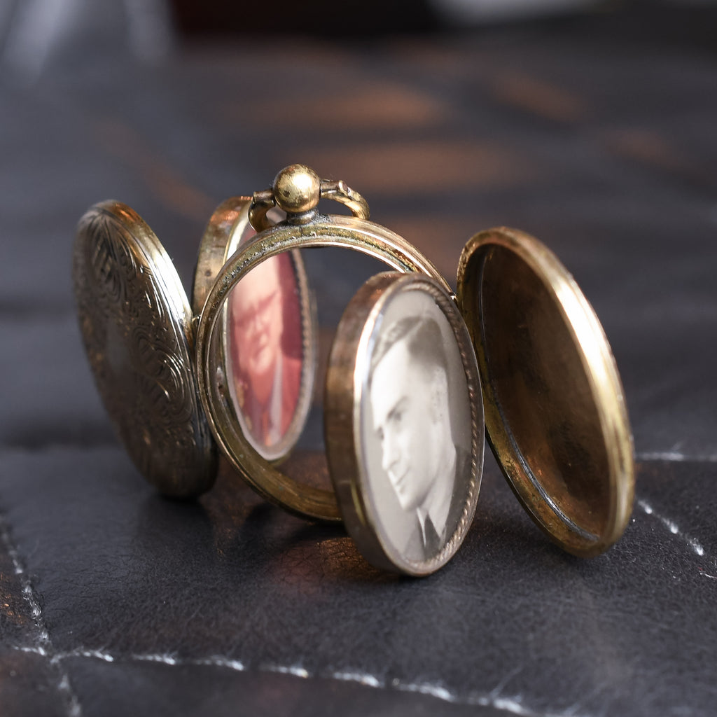 Victorian Gold Family Locket – Butter Lane Antiques