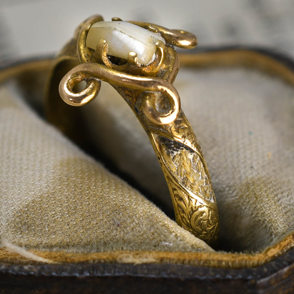 Georgian Milk Tooth Ring – Butter Lane Antiques