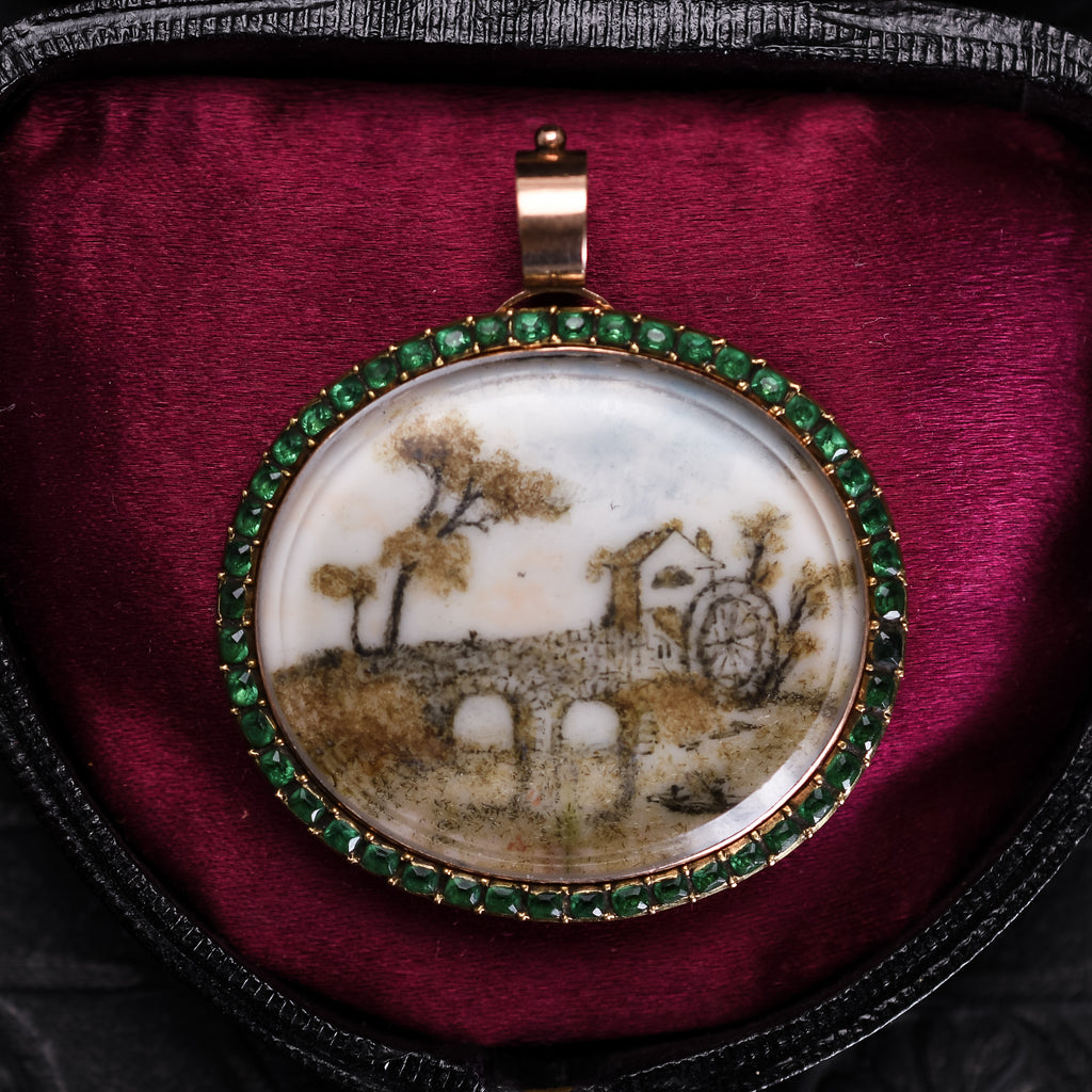 Georgian Hairwork Memorial Locket – Butter Lane Antiques
