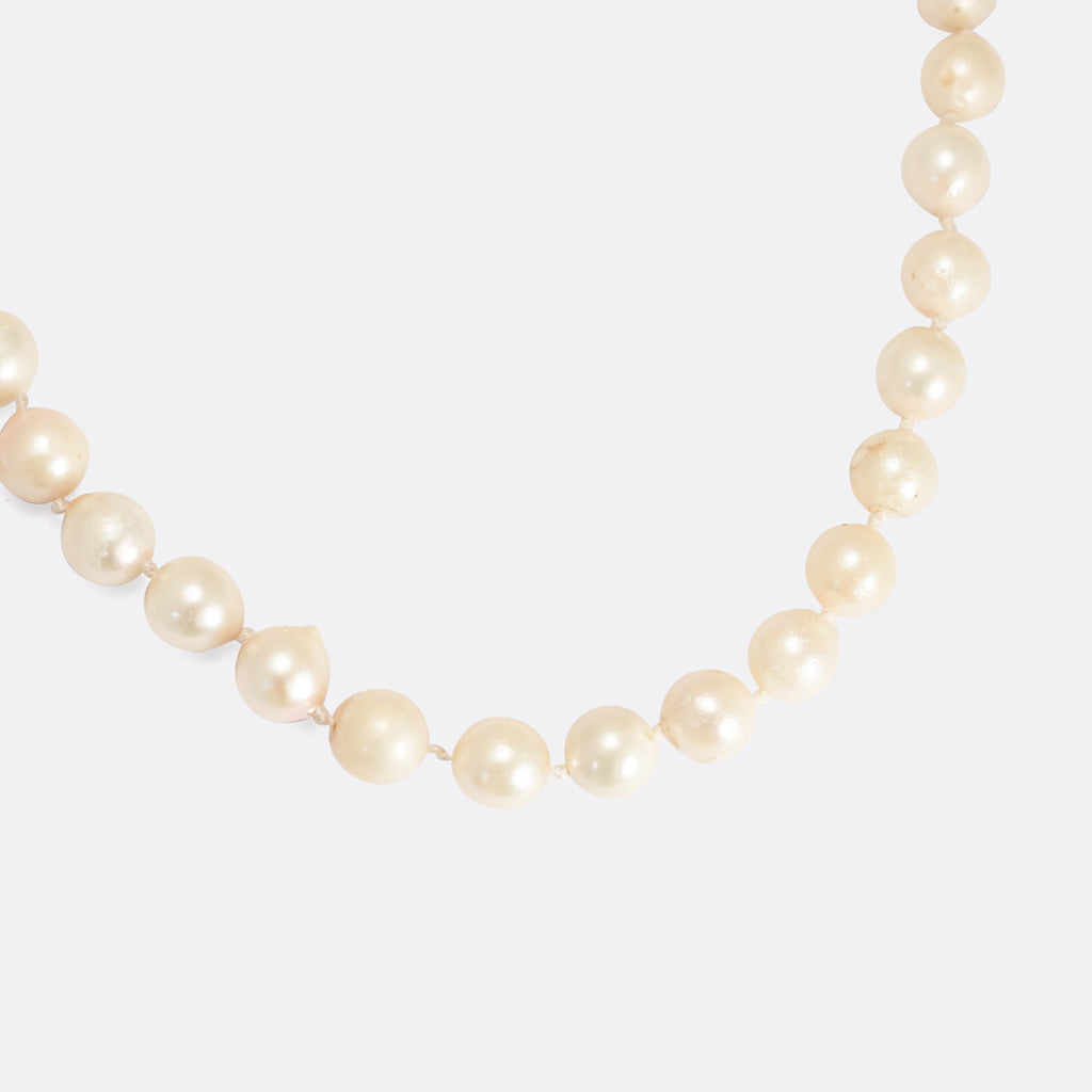 1920's Rope of Cultured Pearls – Butter Lane Antiques