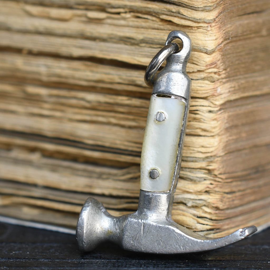 Victorian Mother of Pearl Hammer Charm – Butter Lane Antiques