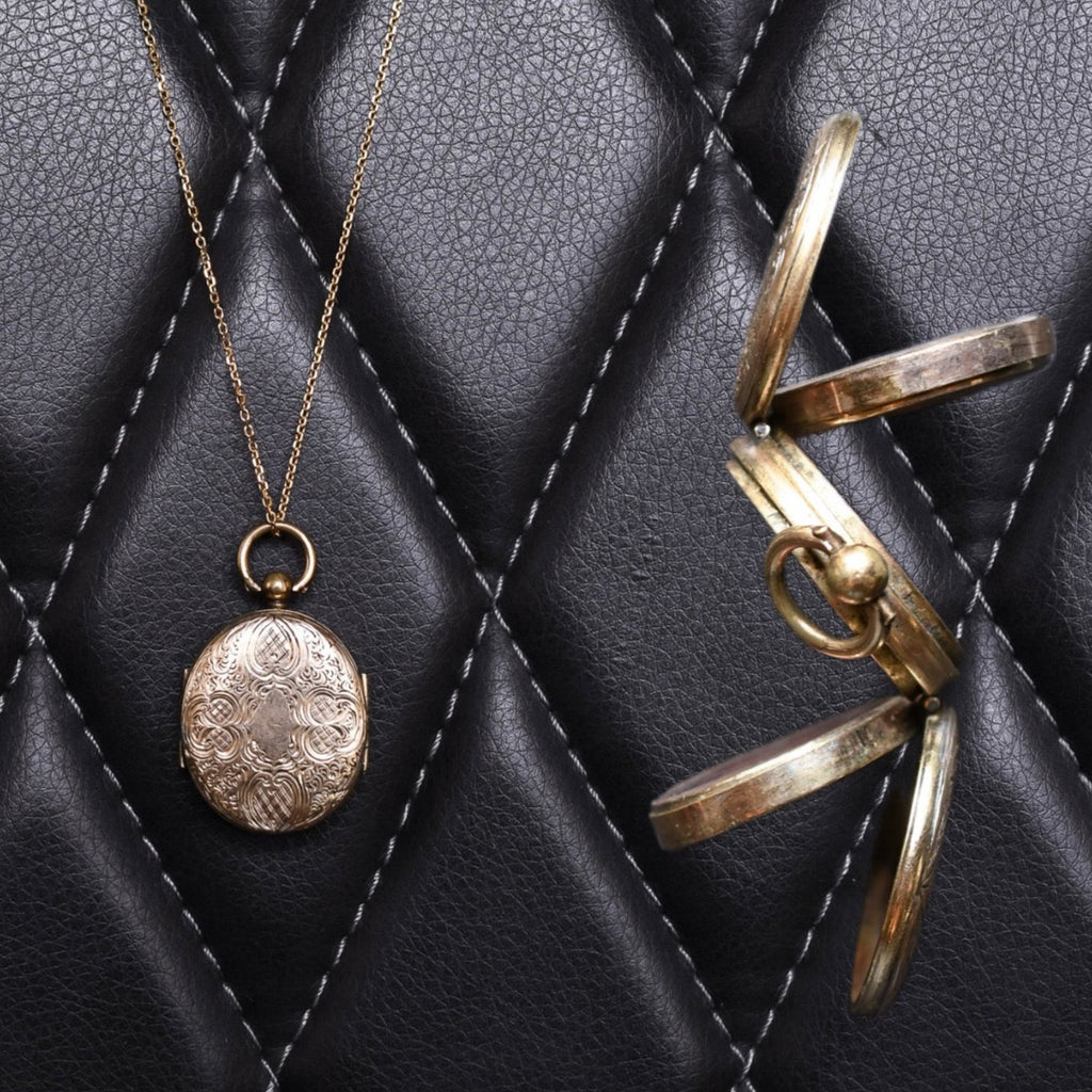 Victorian Gold Family Locket – Butter Lane Antiques