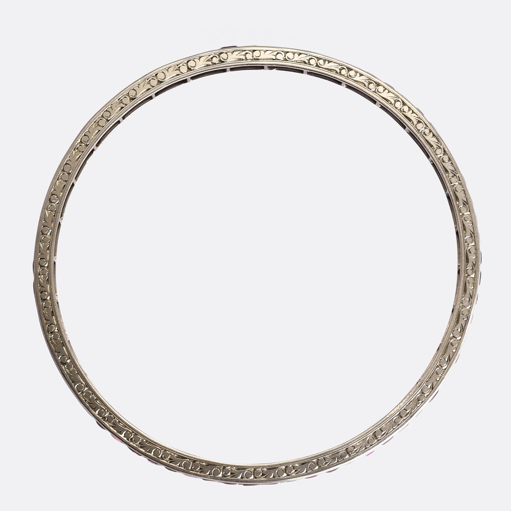 Art Deco Burma Ruby Bangle – Butter Lane Antiques