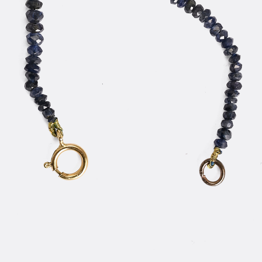 Art Deco String Of Sapphires Necklace – Butter Lane Antiques