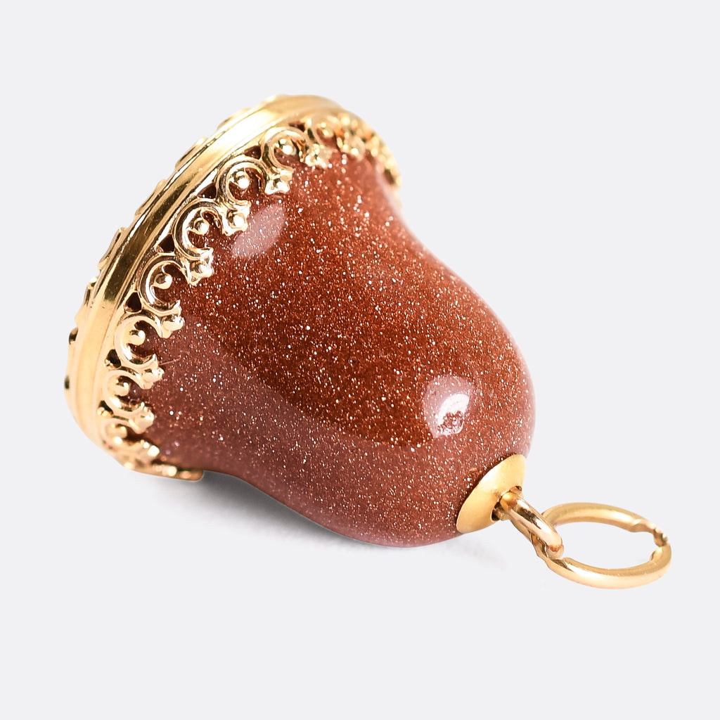 Georgian Goldstone Bell Charm – Butter Lane Antiques