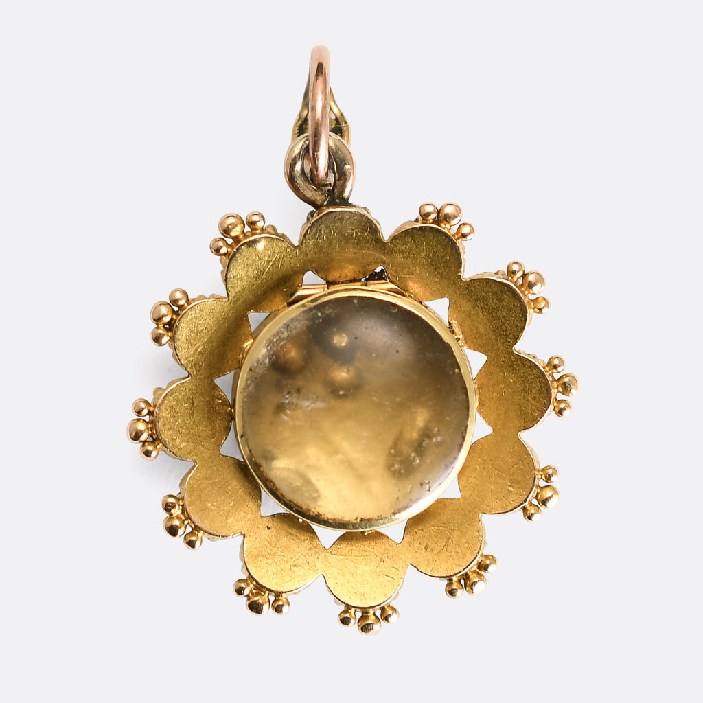 Georgian Regency Forget-Me-Not Locket – Butter Lane Antiques