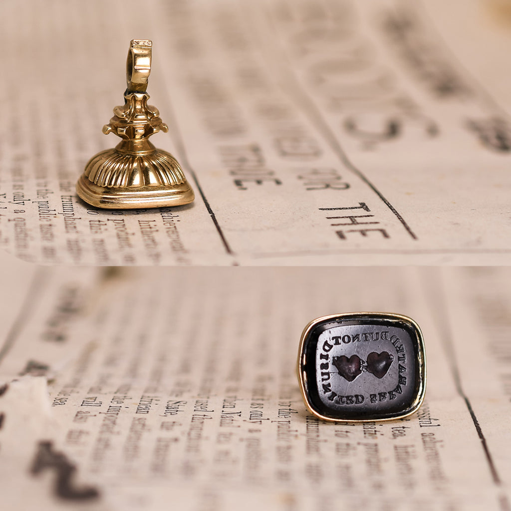 Deposit for SS Georgian "Separated But Not Disunited" Intaglio Seal Fo ...
