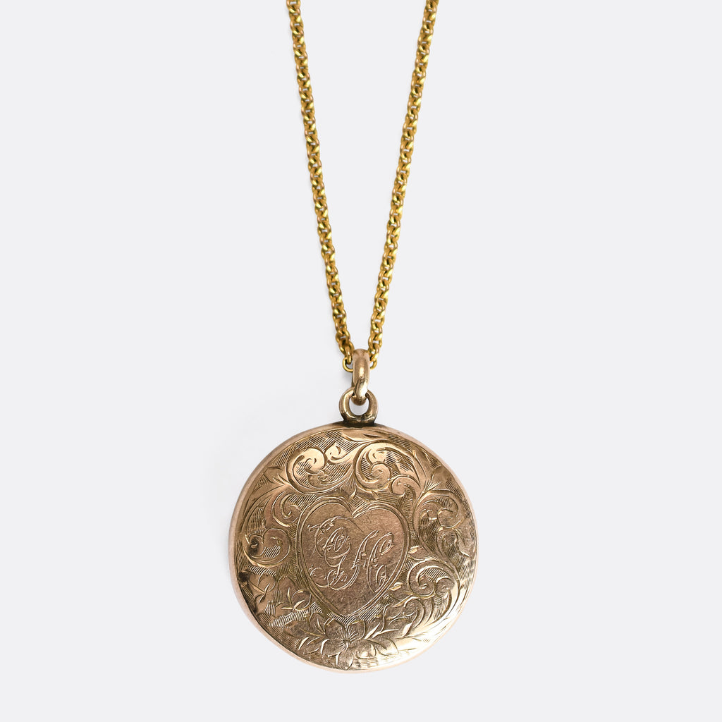 Victorian Gold Family Locket – Butter Lane Antiques
