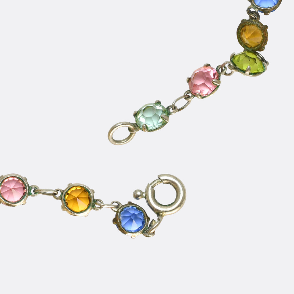 Victorian Harlequin Paste Drop Necklace – Butter Lane Antiques