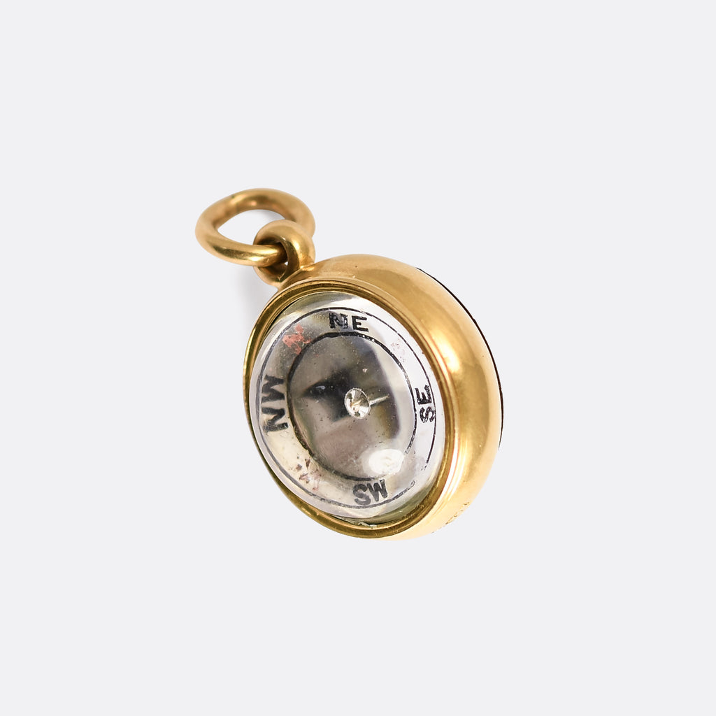 Victorian Rock Crystal Orb Compass – Butter Lane Antiques