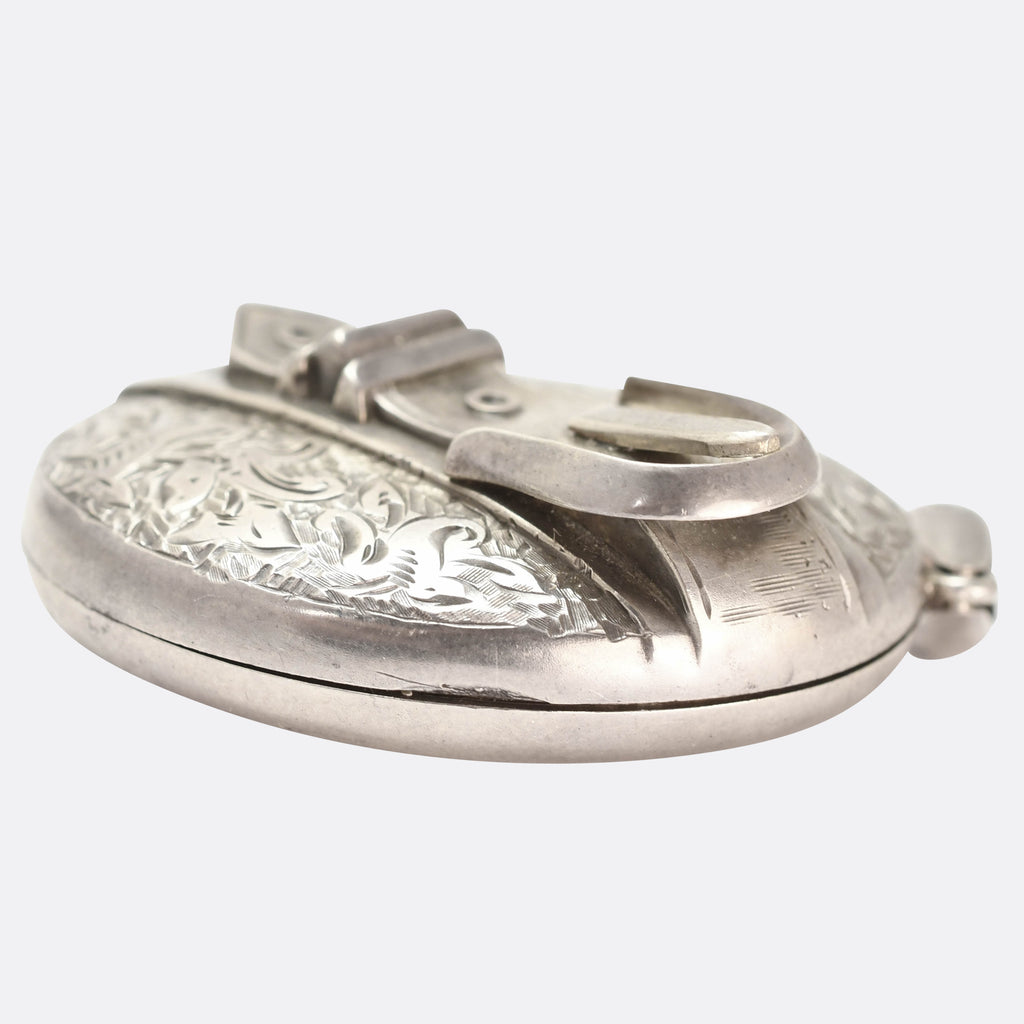 Victorian Silver Buckle Locket – Butter Lane Antiques
