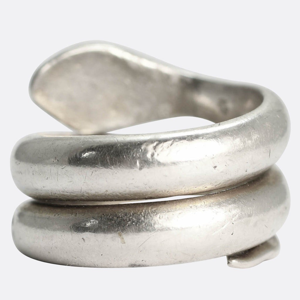 Victorian Silver Coiled Snake Ring – Butter Lane Antiques
