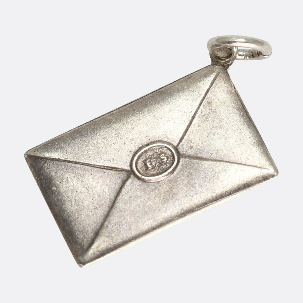 Victorian Silver "Good Luck" Letter Charm – Butter Lane Antiques