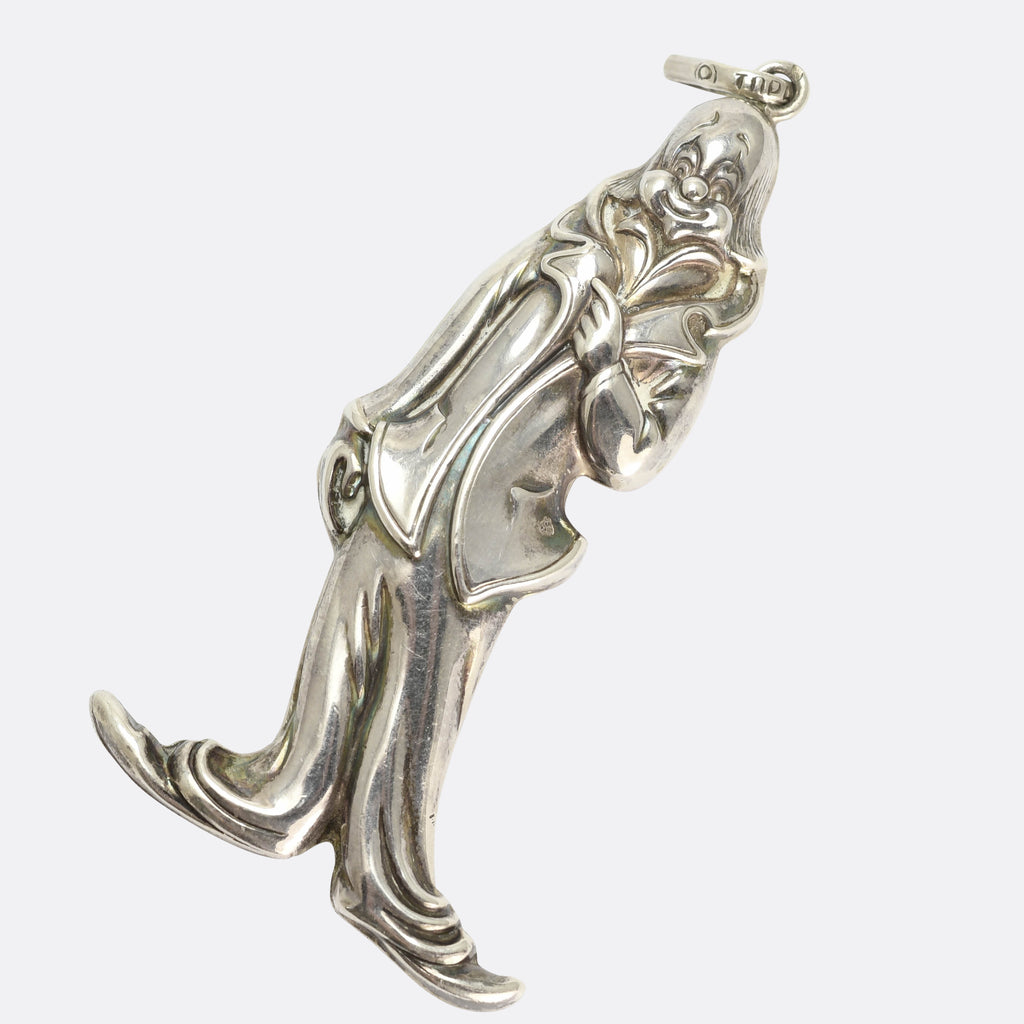 Vintage Silver Clown Pendant – Butter Lane Antiques