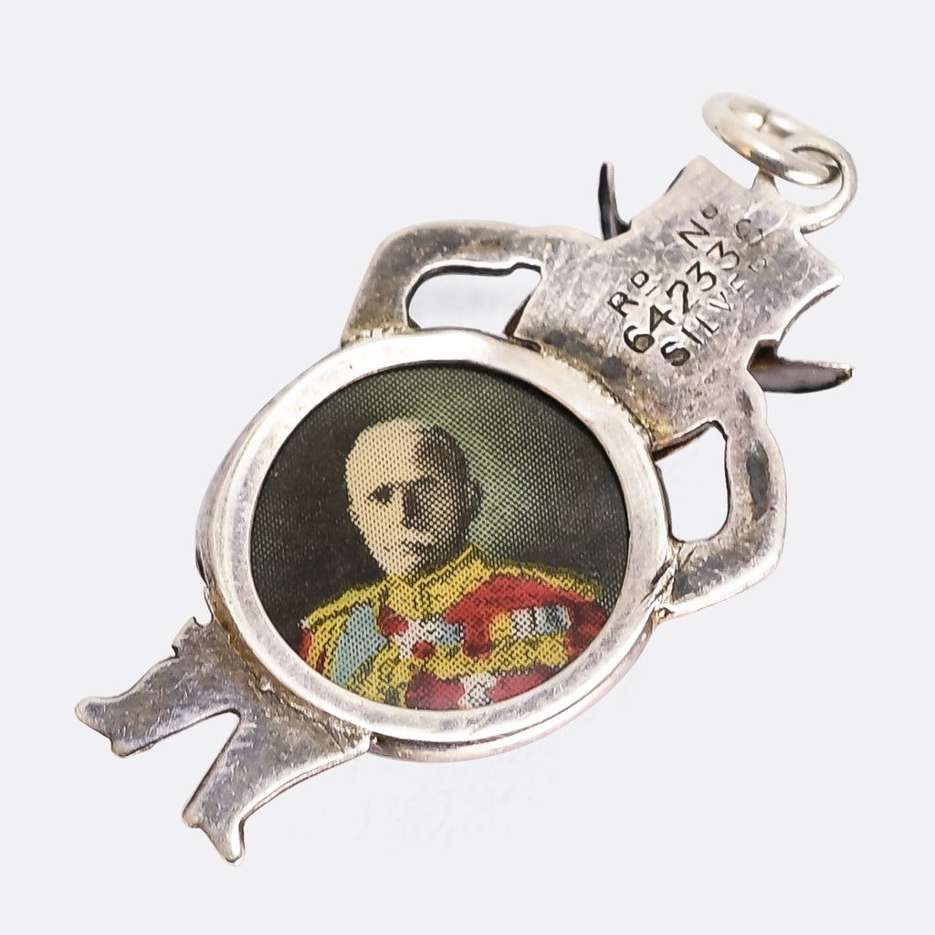 WW1 Paste Gemstone Touch Wud Charm – Butter Lane Antiques