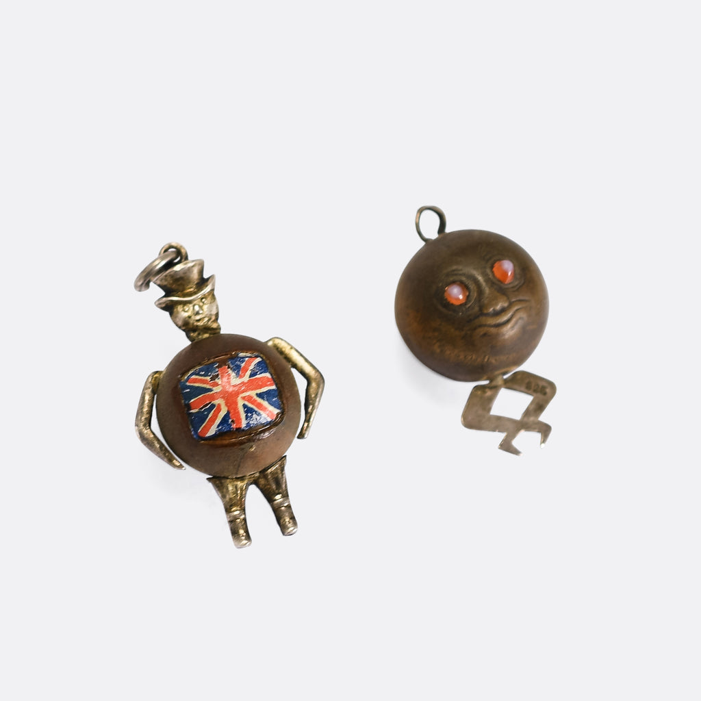 WW1 Victory Touch Wud Charms – Butter Lane Antiques