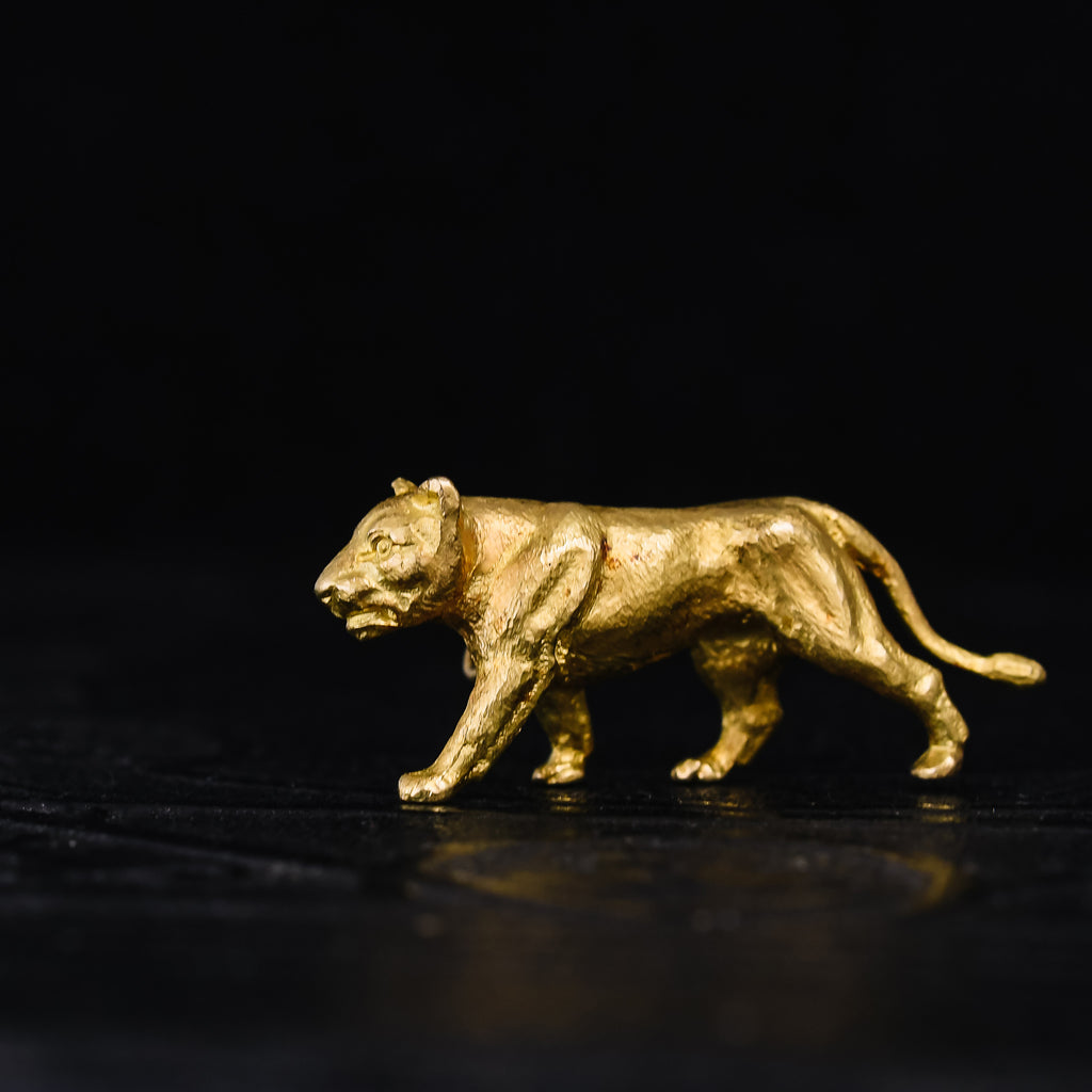 1970s 18k Gold Lioness Brooch – Butter Lane Antiques