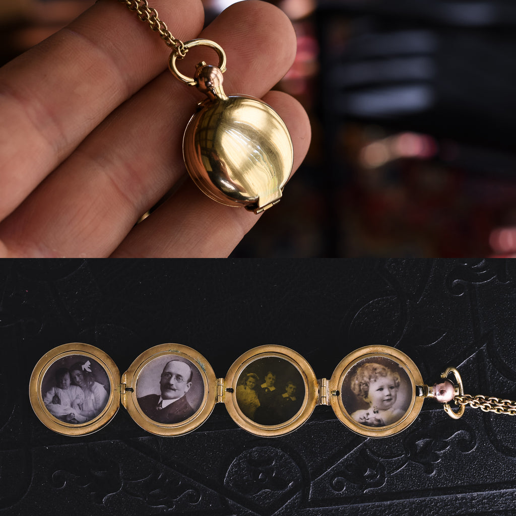 Victorian Four Compartment Family Locket – Butter Lane Antiques