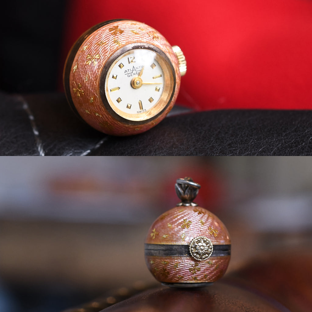 Vintage Enamel Orb Watch Pendant – Butter Lane Antiques