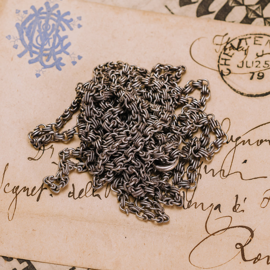 Victorian Silver Serpent Link Guard Chain – Butter Lane Antiques