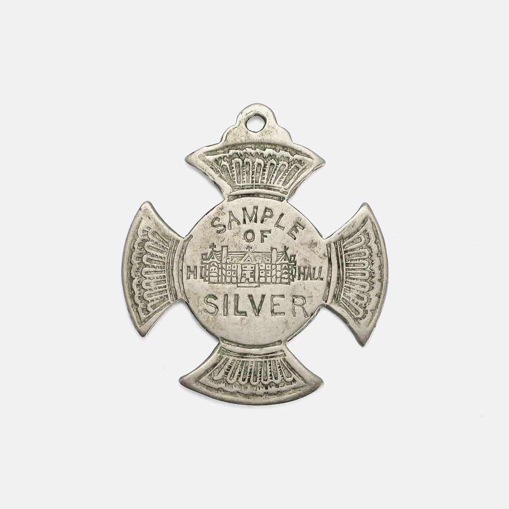 Victorian Walker & Hall Silver Sample Pendant – Butter Lane Antiques