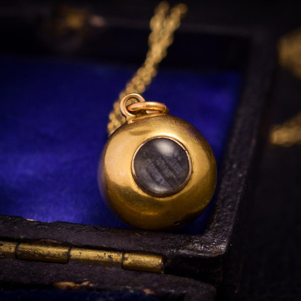 Victorian Gold Orb Locket – Butter Lane Antiques