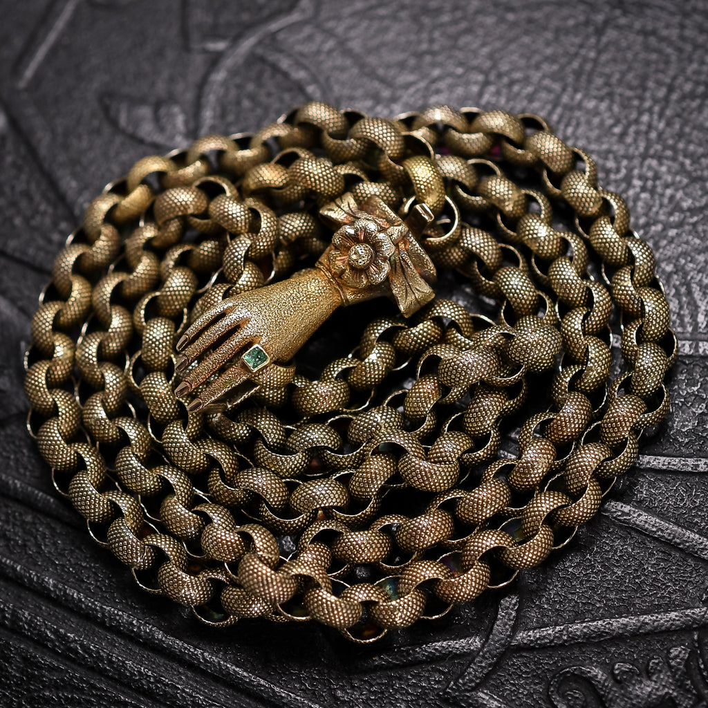 18th Century Hand Clasp Chain Necklace – Butter Lane Antiques