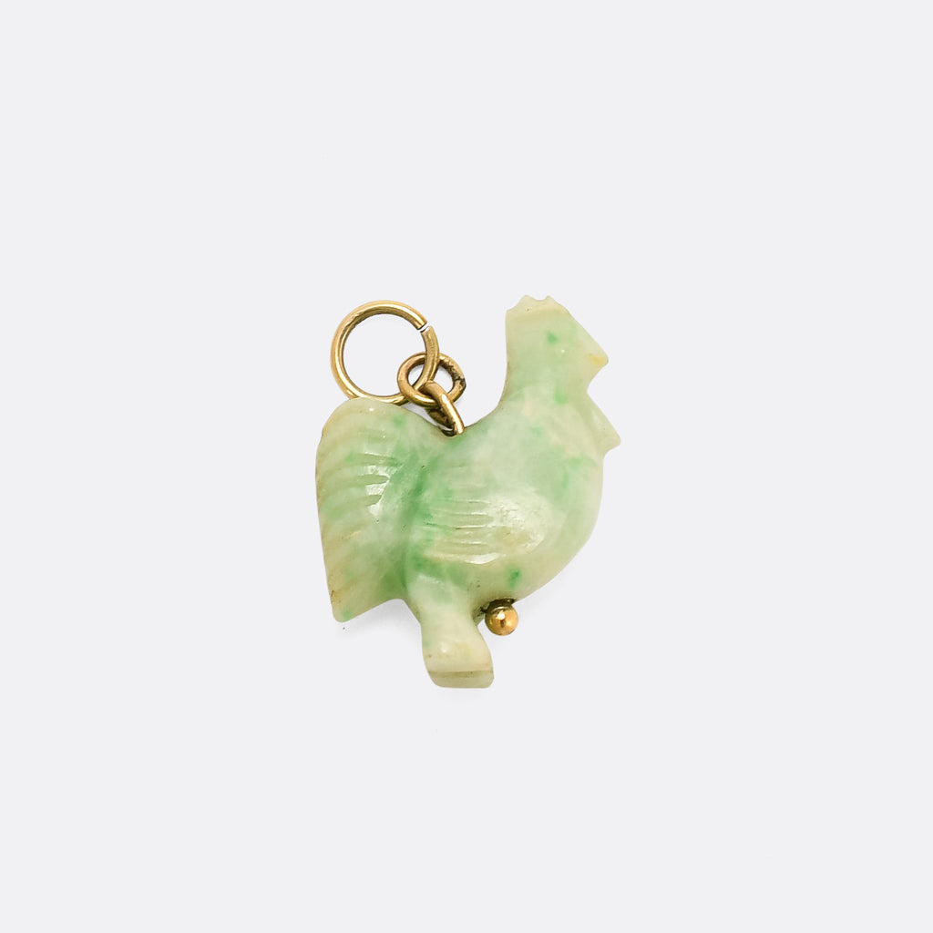 Art Deco Jade Rooster Pendant – Butter Lane Antiques