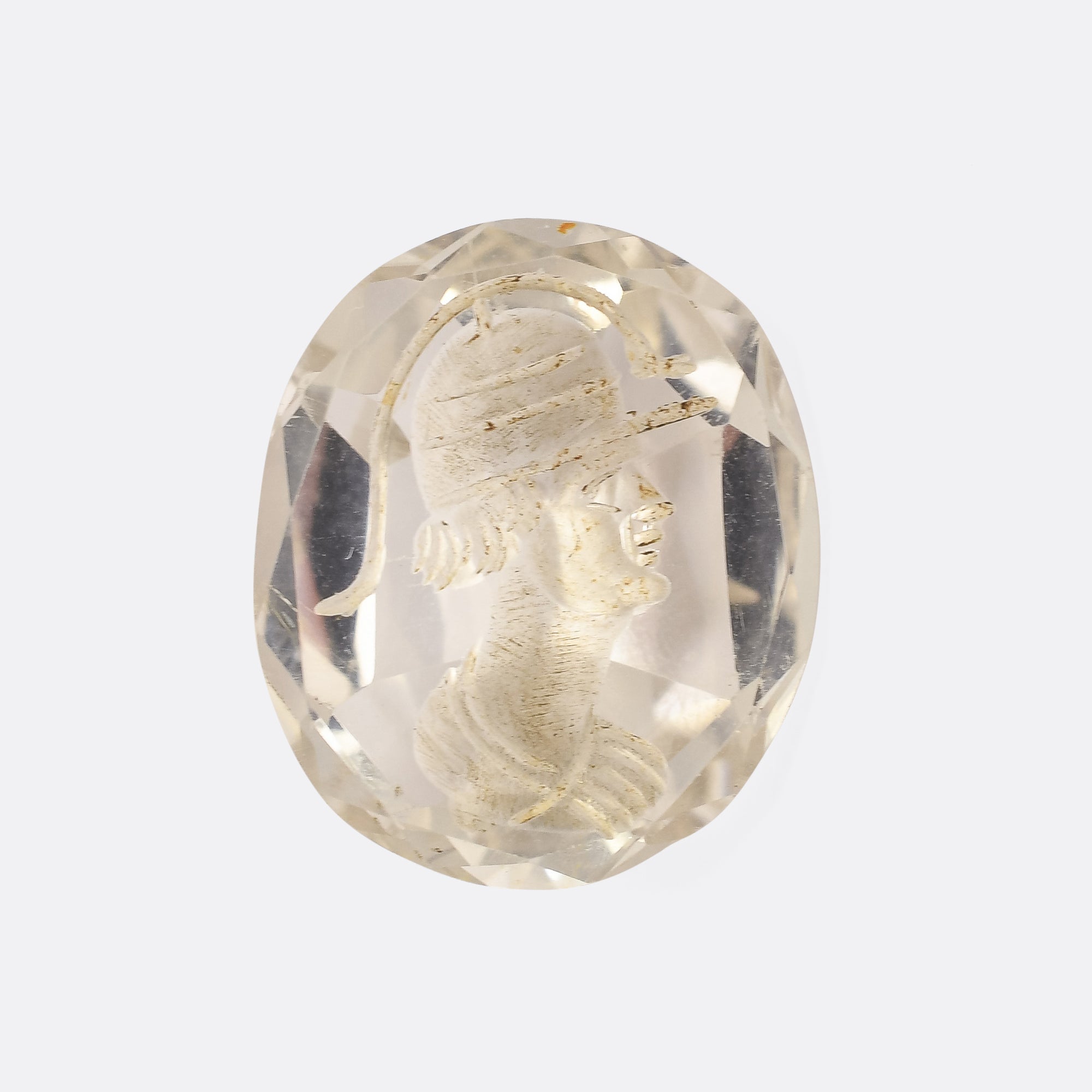 Early Victorian Roman Centurion Rock Crystal Intaglio – Butter Lane ...