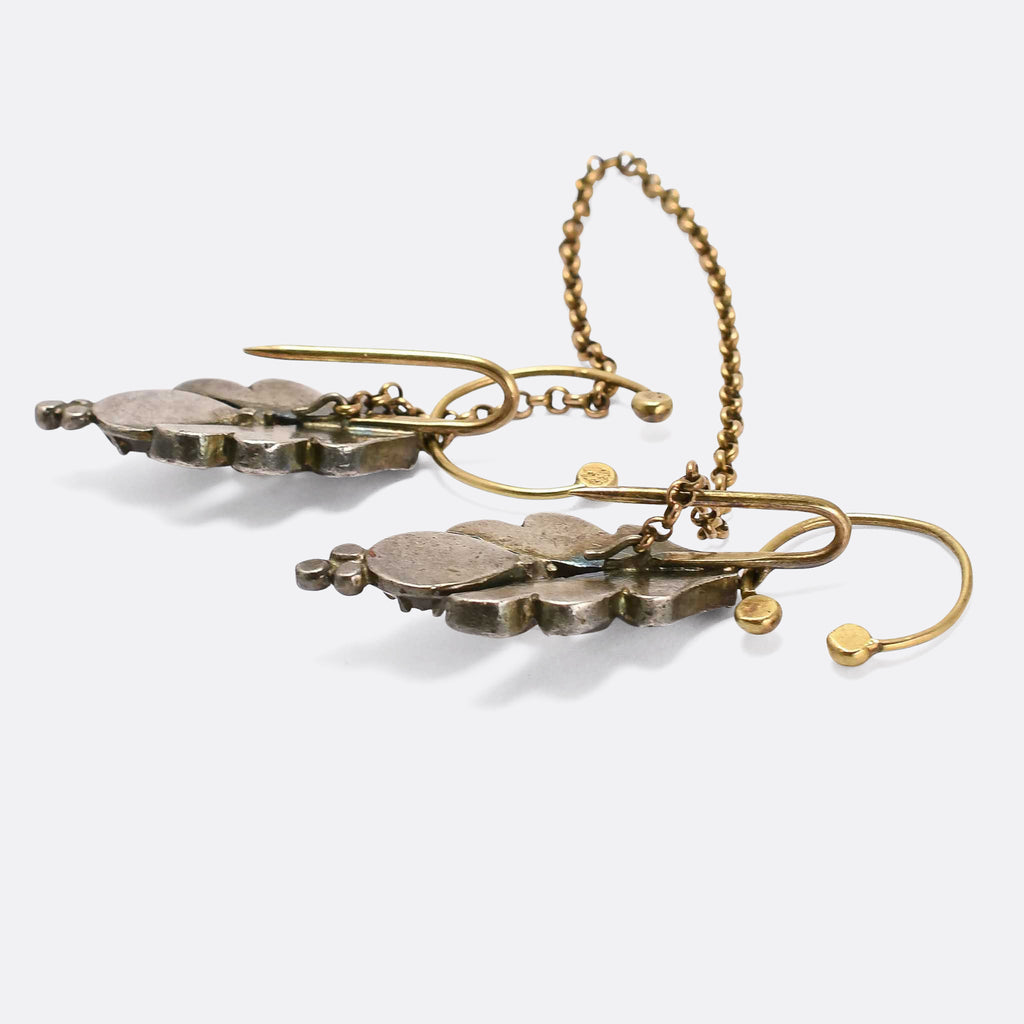 Georgian Diamond & Pearl Cloak Pins – Butter Lane Antiques
