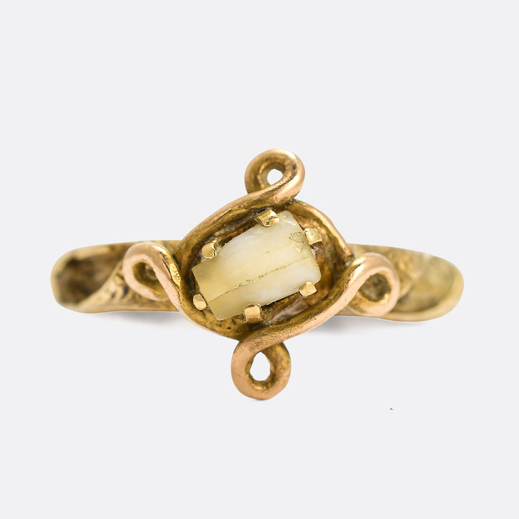 Georgian Milk Tooth Ring – Butter Lane Antiques