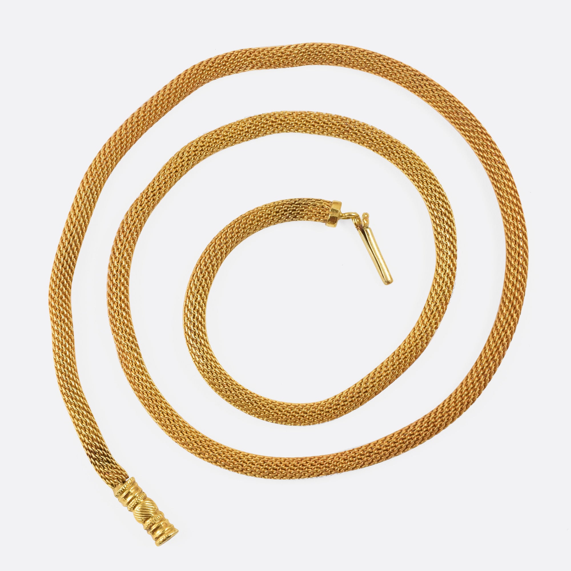 Georgian 18k Gold Snake-Link Chain – Butter Lane Antiques