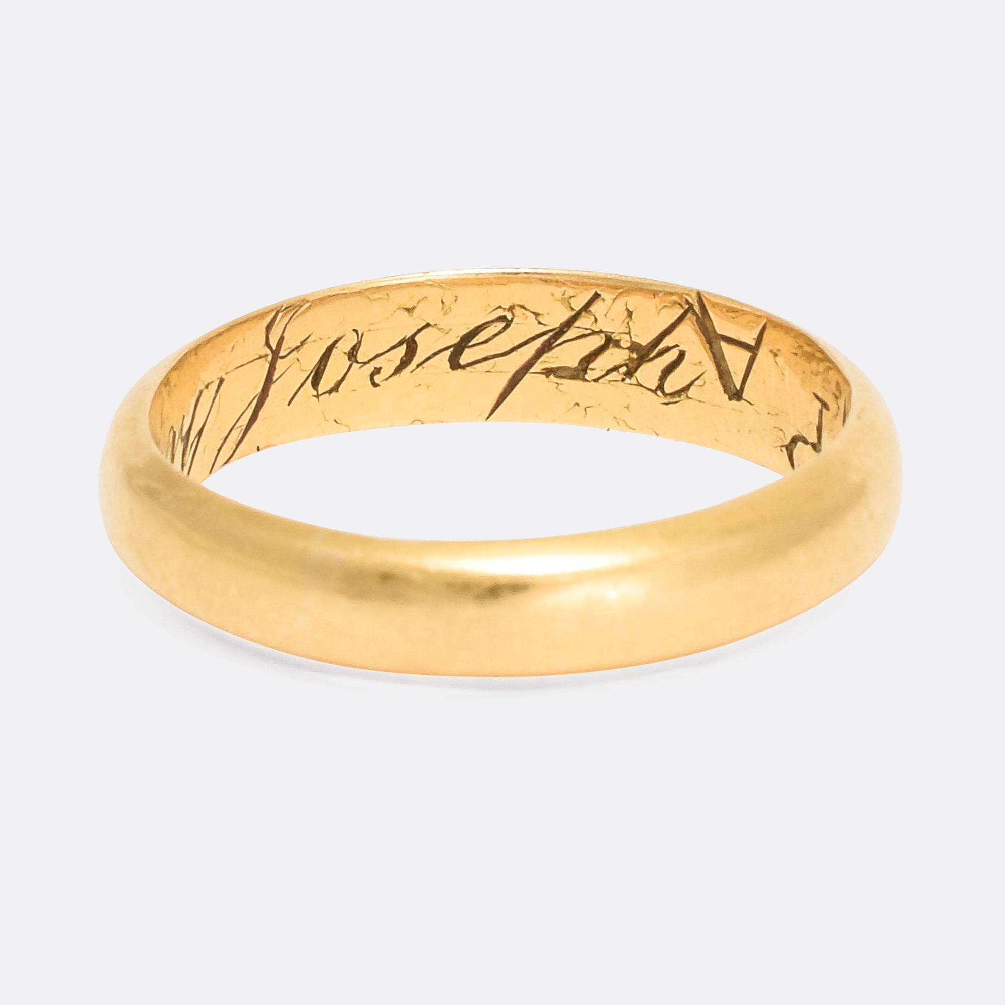 Georgian Nun's Bride of Christ Wedding Ring – Butter Lane Antiques