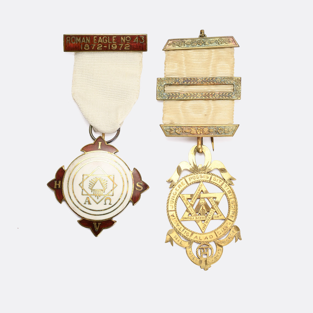 Two Masonic Medals – Butter Lane Antiques