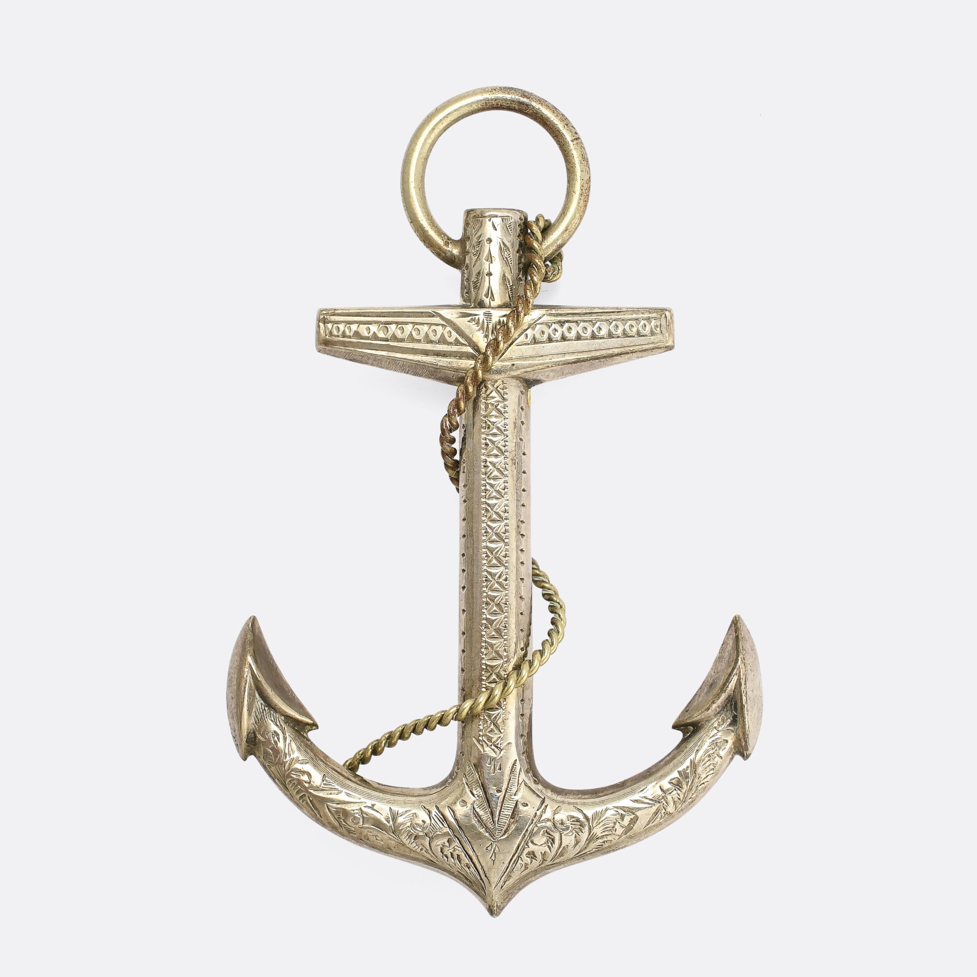Victorian Oversized Anchor Brooch – Butter Lane Antiques