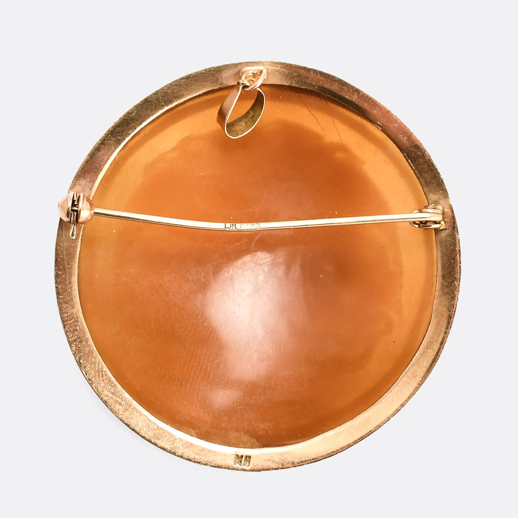 Victorian Revival "Medusa the Gorgon" Shell Cameo Brooch – Butter Lane ...