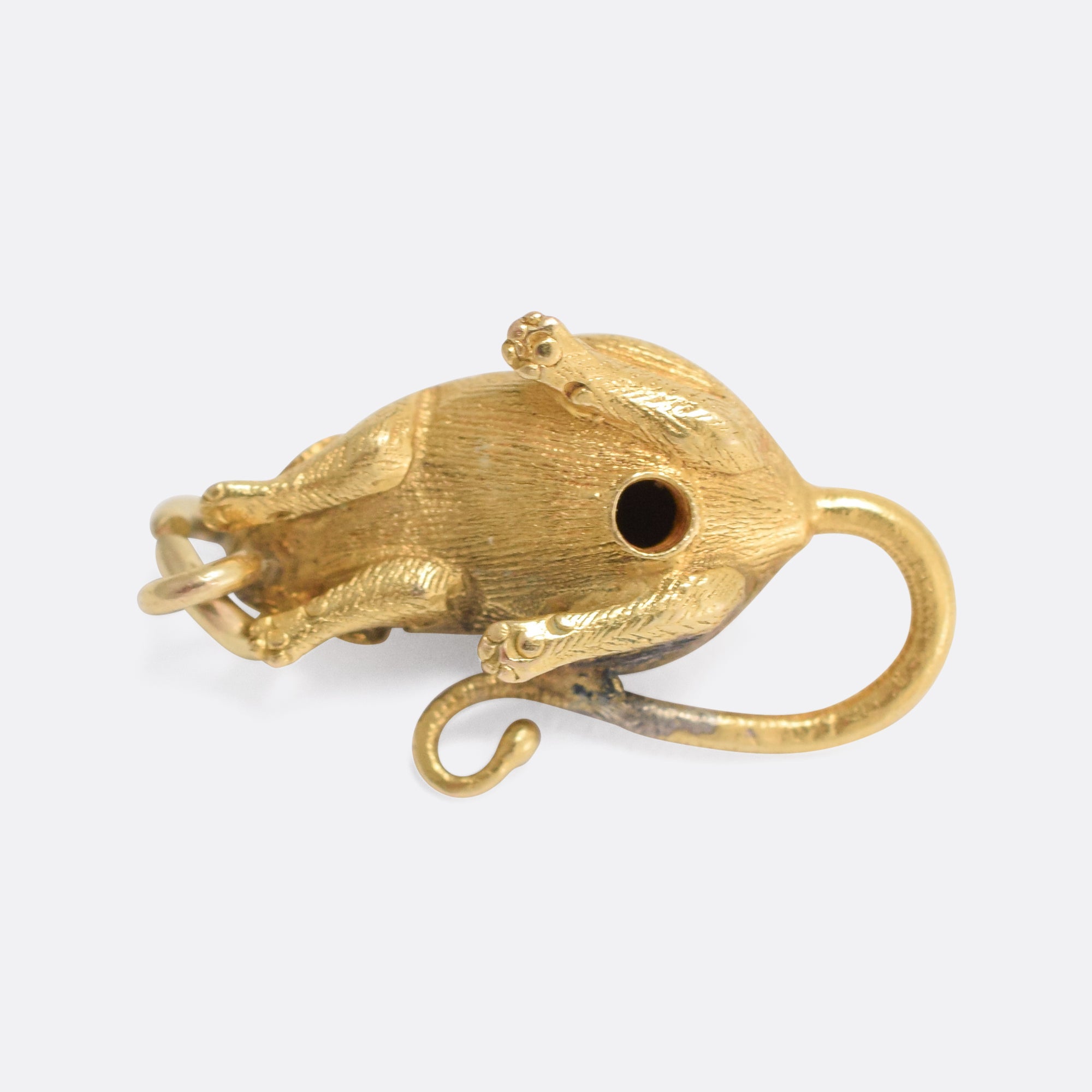 gold mouse charm