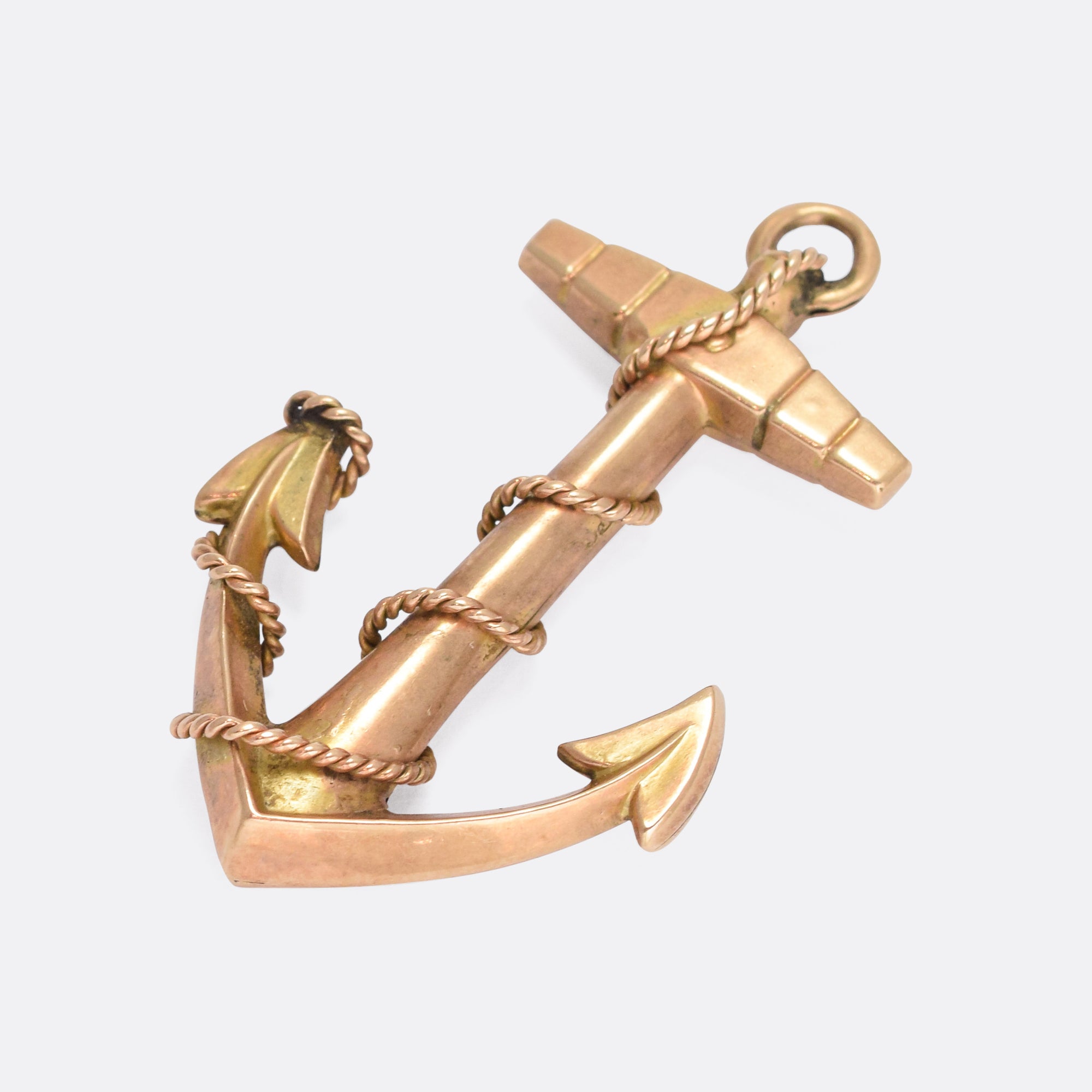 Victorian Gold Anchor Pendant – Butter Lane Antiques