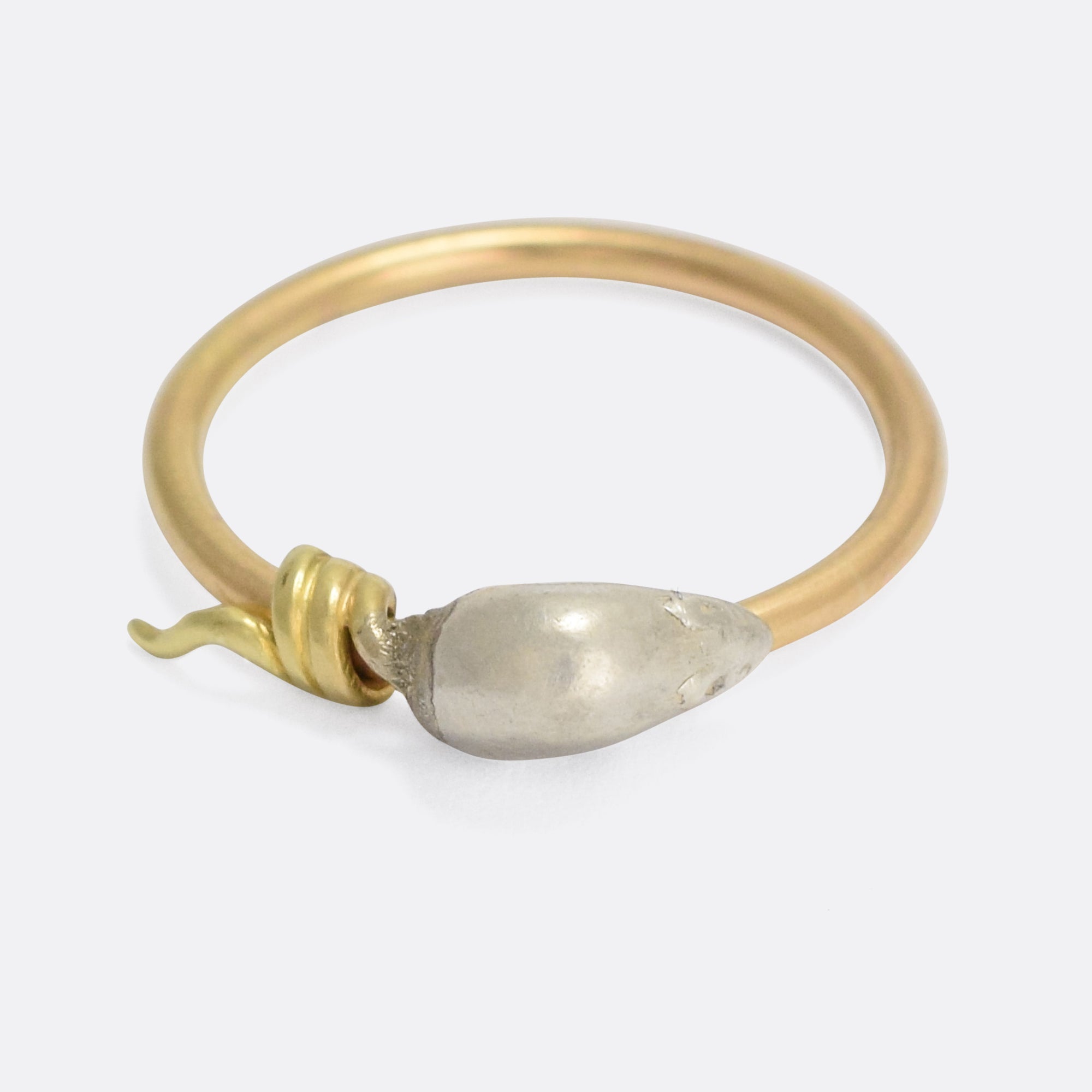 victorian mouse ring