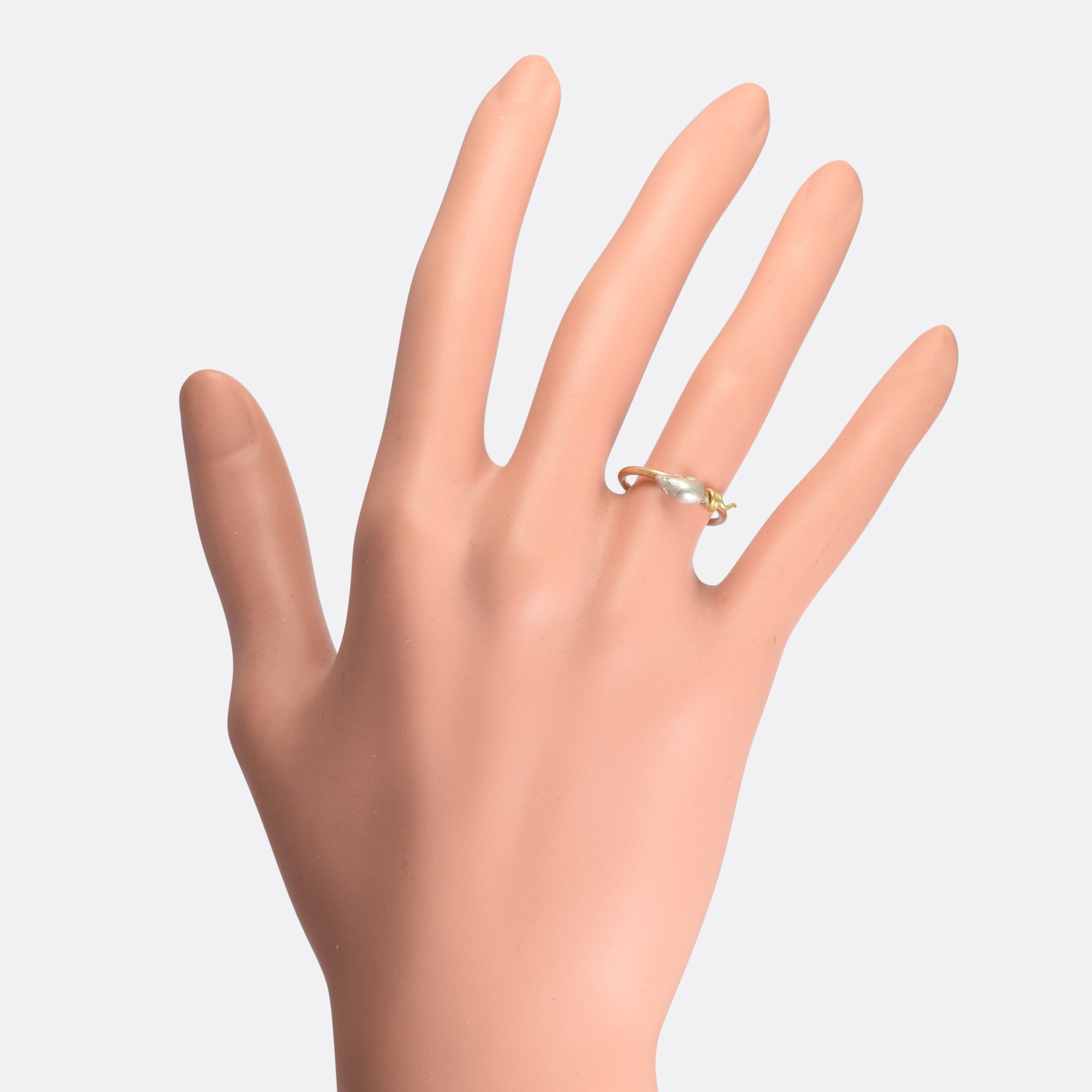 victorian mouse ring