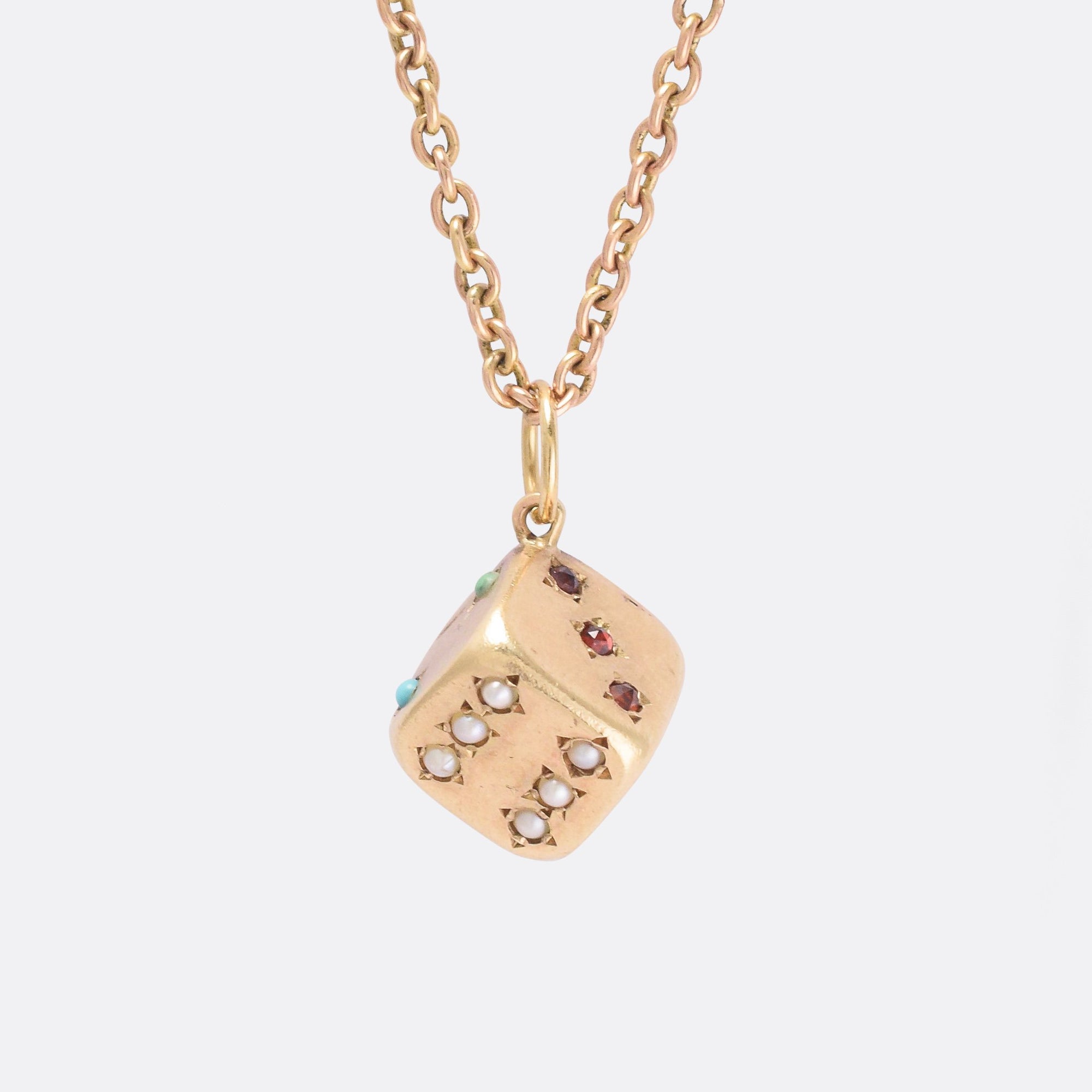 Vintage Gemset Dice Pendant – Butter Lane Antiques